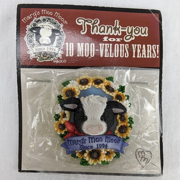 Enesco | Accents | Vintage Enesco Marys Moo Moos Moovelous Years 2003 ...